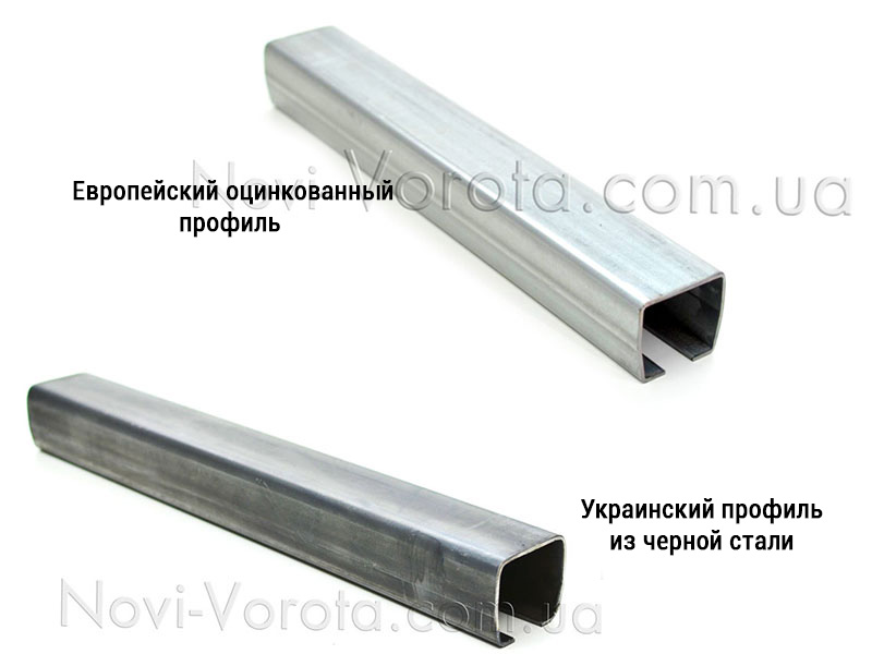 Профиль для откатных ворот (сдвижных). Изготовление откатных ворот ...